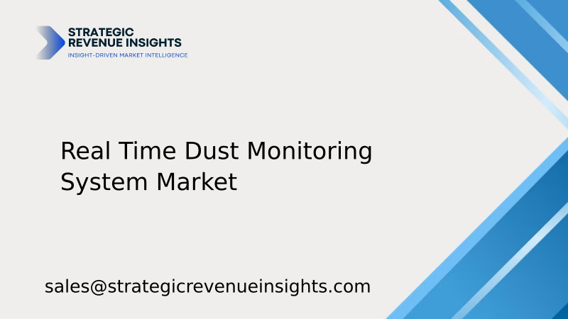 Real Time Dust Monitoring System Market Size, Future Growth and ...